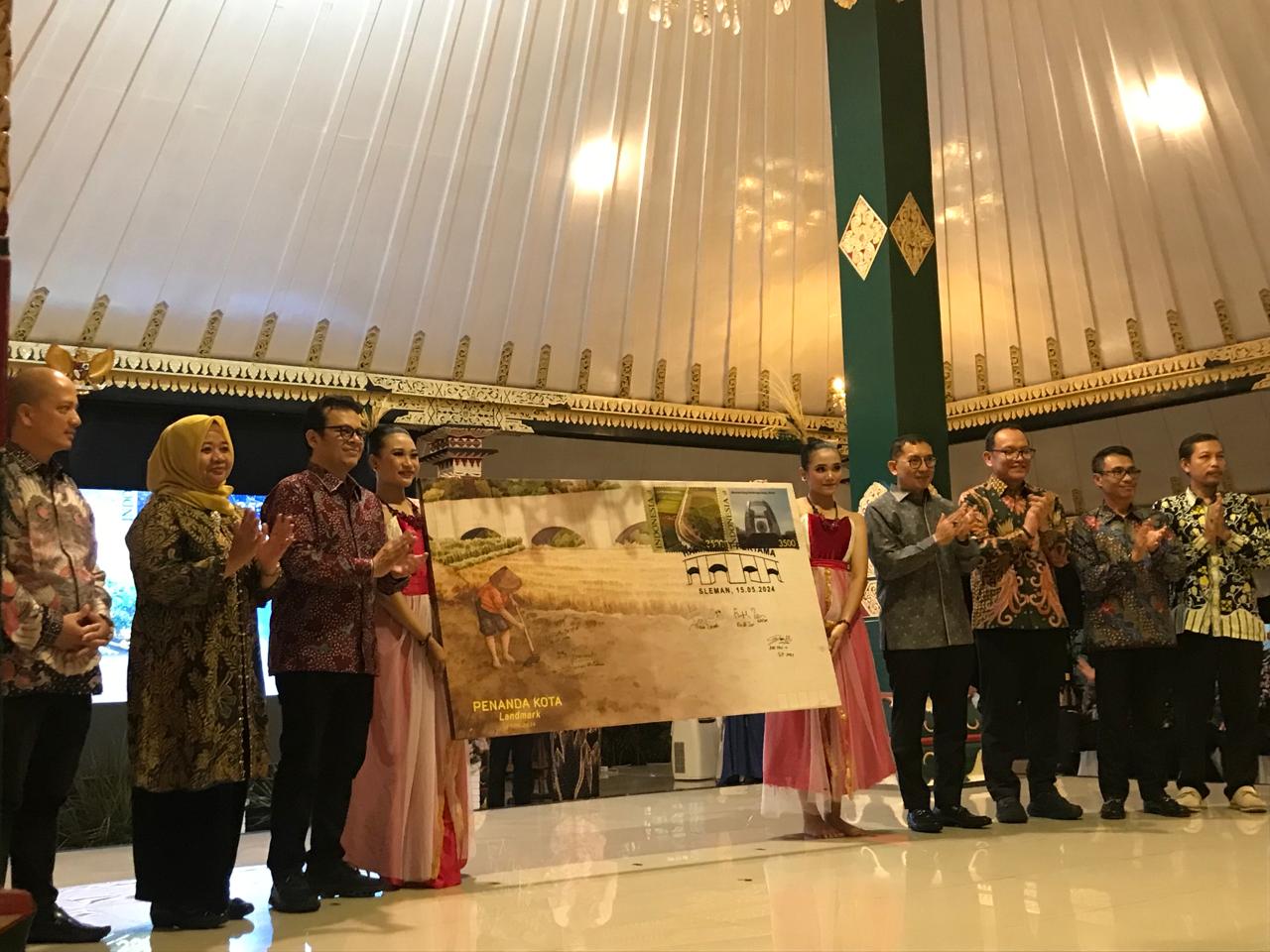 Rekam Sejarah Irigasi Sekaligus Dongkrak Pariwisata, Pemkab Sleman Resmi Luncurkan Prangko Buk ...