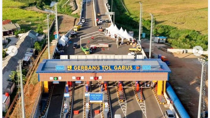 Jalan Tol Cibitung Cilincing Diresmikan Presiden Jokowi,