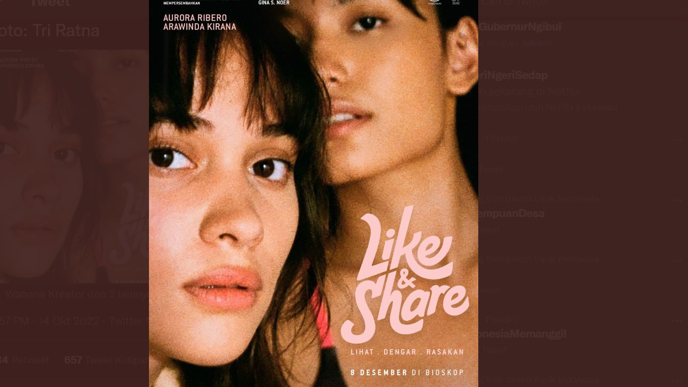 Film Like & Share Segera Tayang Bulan Desember, Netizen Kom