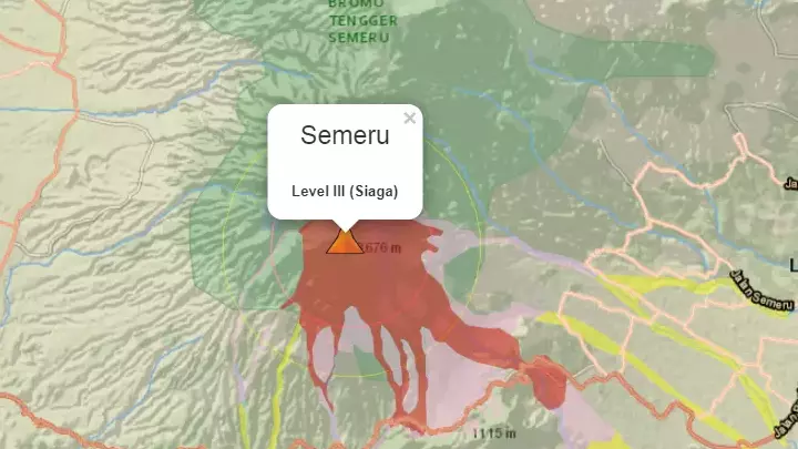 Gunung Semeru Erupsi 4 Desember 2022 Status Siaga, Waspada Guguran Lava ...
