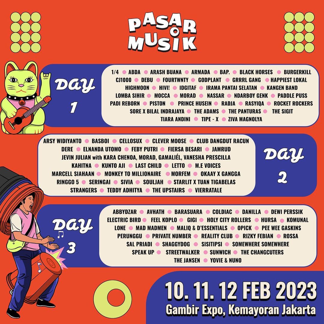 Festival Pasar Musik 2023 Lengkap Dengan Line Up dan Harga Tiket ...