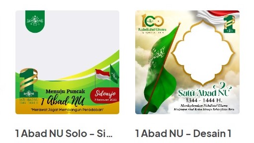 11 Twibbon 1 Abad NU 2023, Desain Menarik Lengkap dengan Gambar Tokoh ...