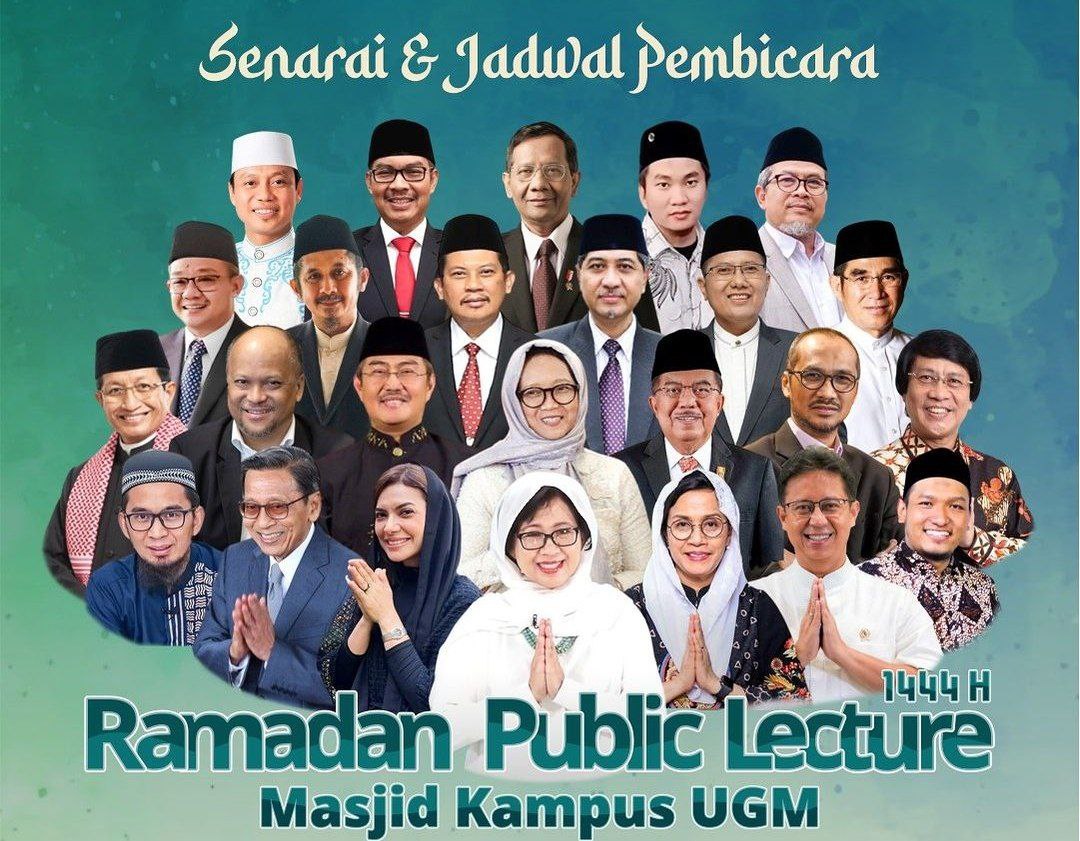 Daftar Penceramah Tarawih di Masjid Kampus UGM 2023, Dihadiri dengan ...